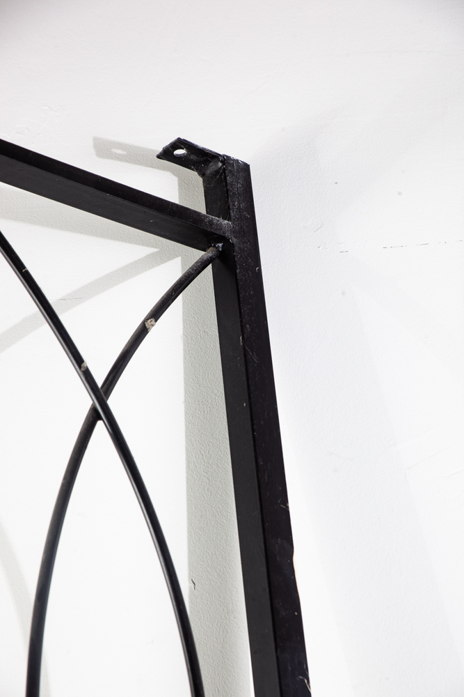 Mid Century Modern Room Divider Wrought Iron Black 1960s Architectural ...