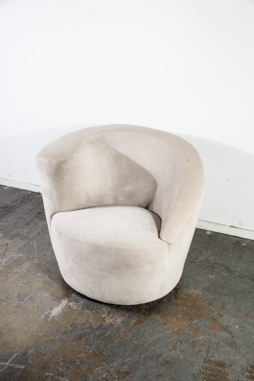 Mid century Modern Lounge Chair Vladimir Kagan Directional Corkscrew