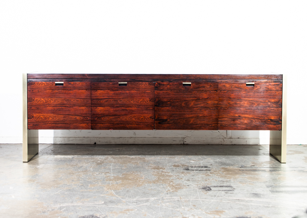 Mid Century Modern Credenza Sideboard Dunbar Roger Sprunger Brazilian ...
