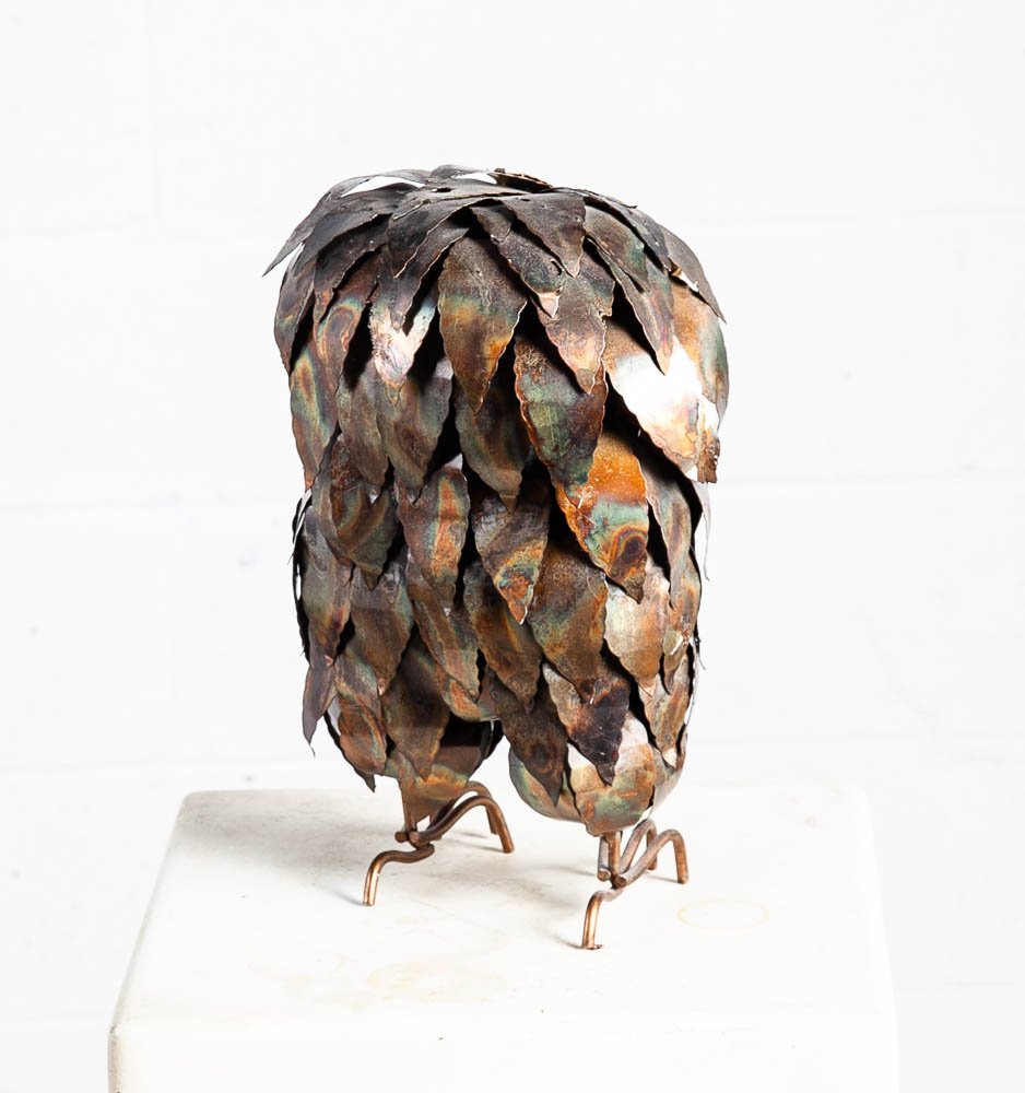 Mid Century Modern Owl Art Brutalist Welded Metal C Jere Vintage ...