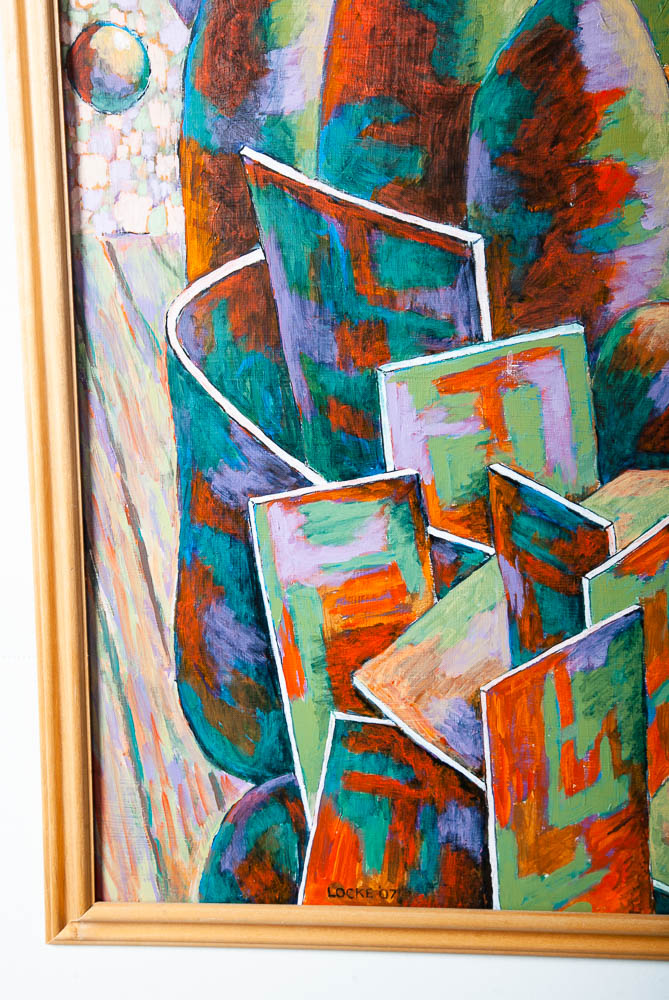 Mid Century Modern Painting Original Art Abstract Expressionism Signed ...