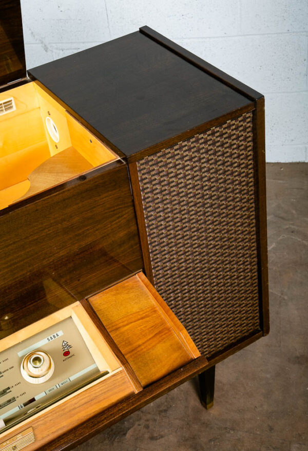 Mid Century Modern Stereo Console Saba 3000 Record Player Radio Vintage ...
