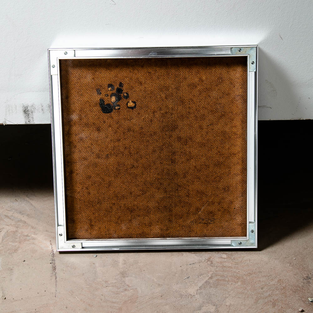 Mid Century Modern Original Art Enamel Abstract Painting Mirandon 1977 ...