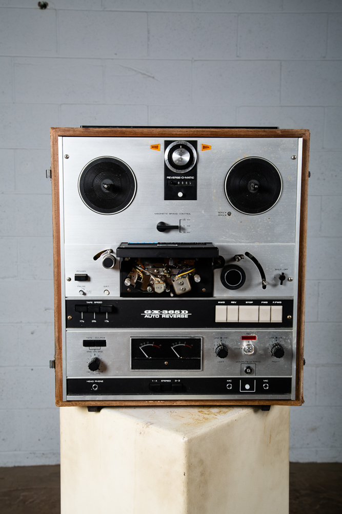 Vintage Reel to Reel Akai GX-365D Silver Face Stereo 3 Head Speaker As ...