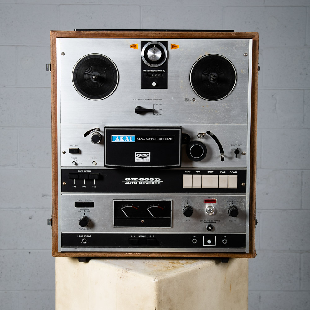 Vintage Reel to Reel Akai GX-365D Silver Face Stereo 3 Head Speaker As ...
