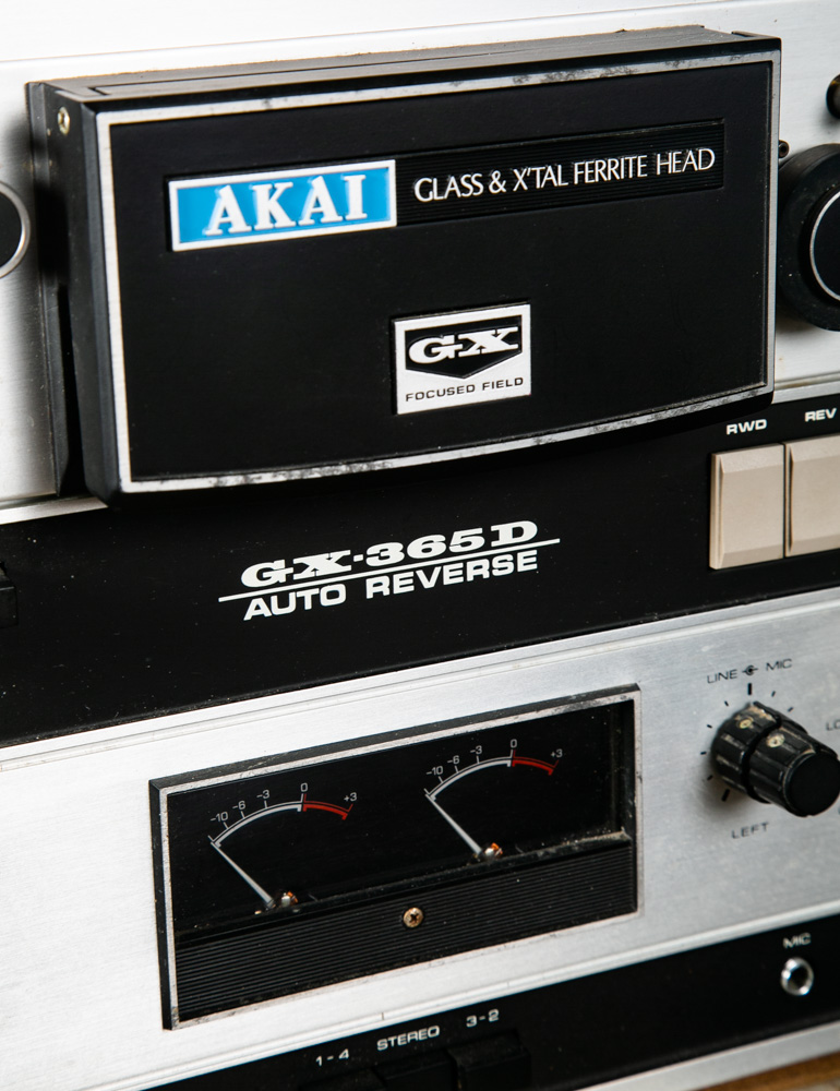 Vintage Reel to Reel Akai GX-365D Silver Face Stereo 3 Head Speaker As ...