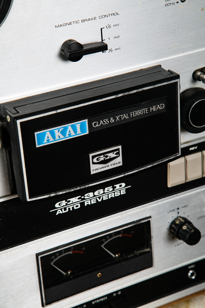 Vintage Reel to Reel Akai GX-365D Silver Face Stereo 3 Head Speaker As ...